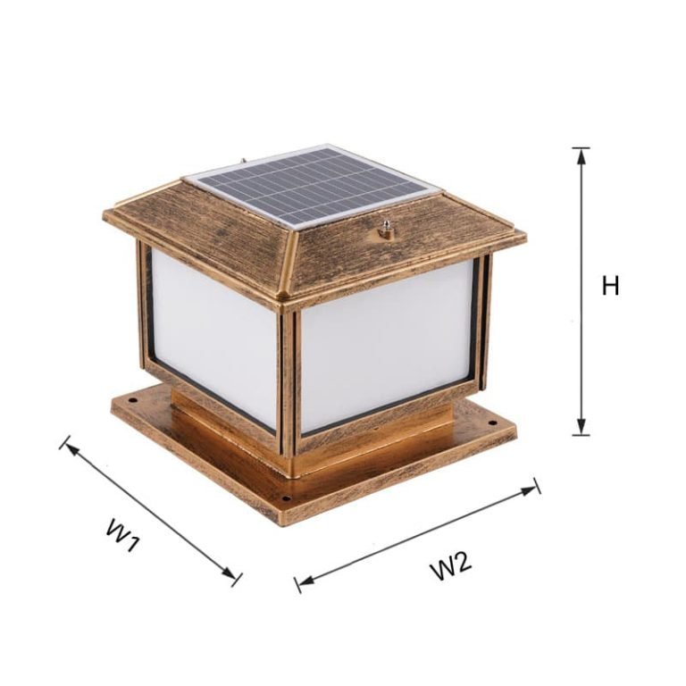 solar column lamp | Outdoor Gate/Pillar Lighting Pro Factory